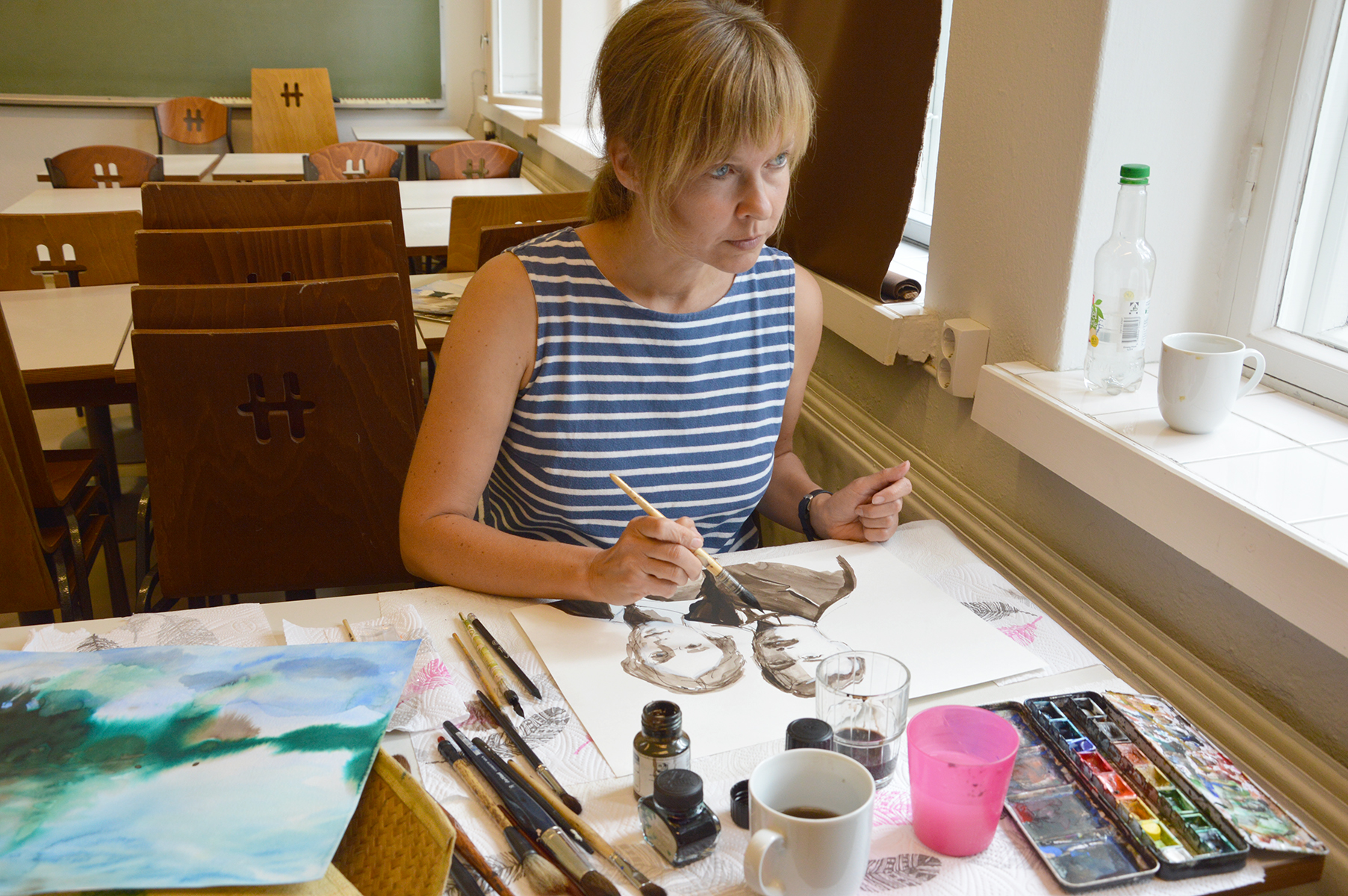 Siveltimet suihkivat Kaartilankosken koululla - Sulkava-lehti