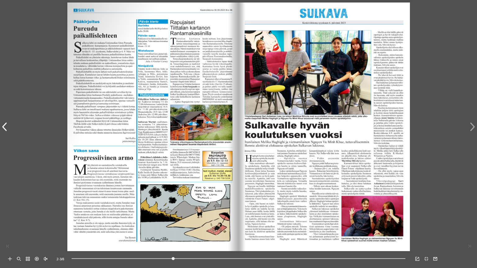 Pureudu paikallislehteen ilmaiseksi - Sulkava-lehti